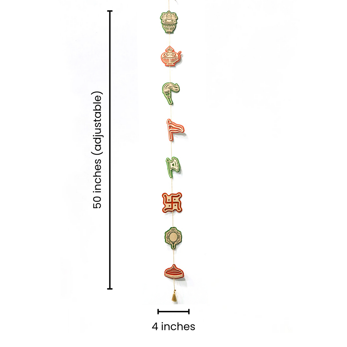 Buy Ashtamangal Jain Toran (Swetamber) Online – Endmill Kalakruti
