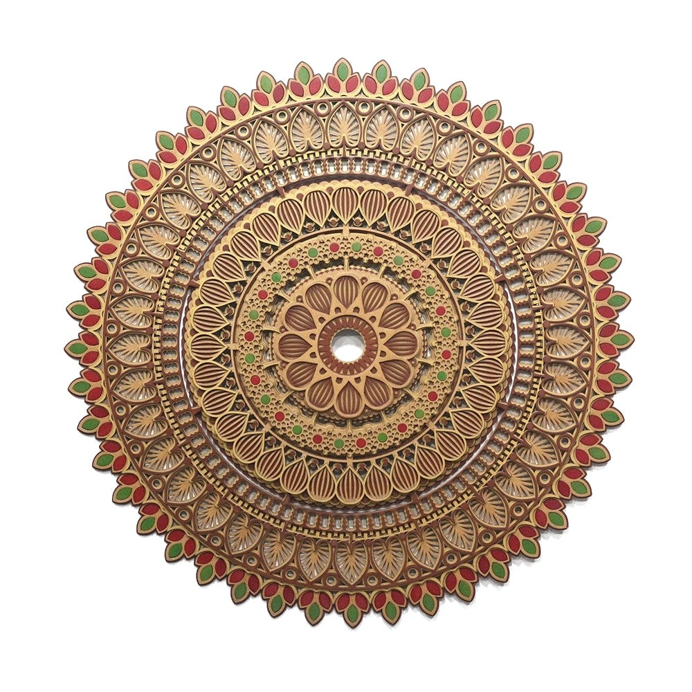 Sudarshan Chakra Circle Mandala Wall Art Online – Endmill Kalakruti
