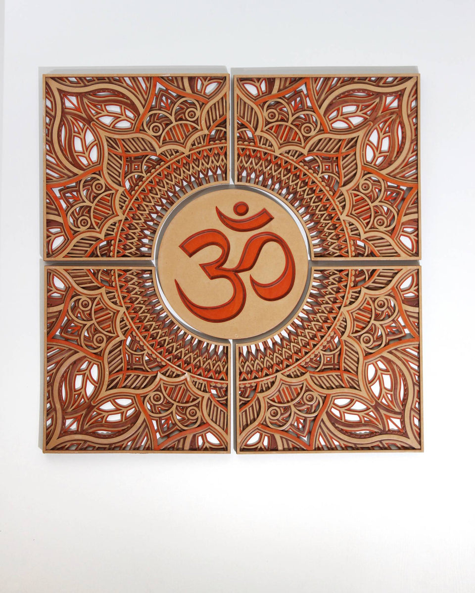 Matrix Mandala 04 Big Ohm for Wall Décor – Endmill Kalakruti