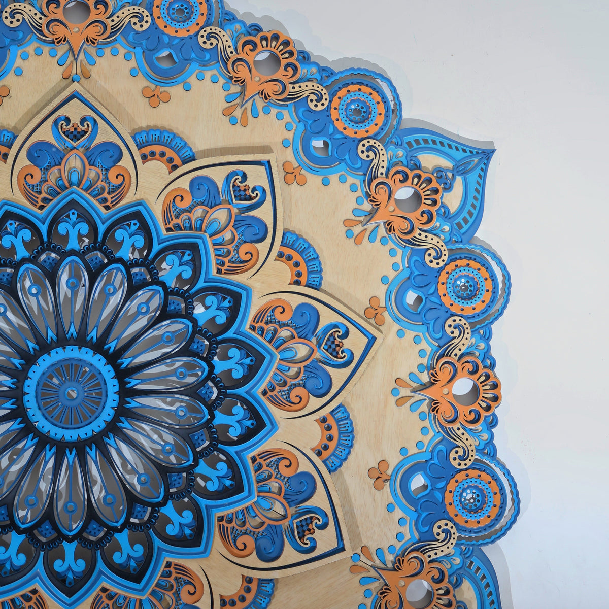 Buy Blue cupid Plywood Wall Art Online - Endmill Kalakruti